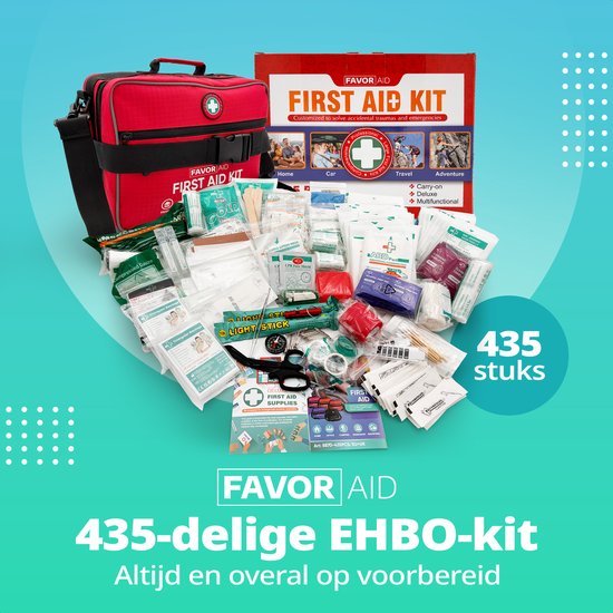 FavorAid 435-delige ehbo kit - ehbo tas - ehbo-kits - ehbo koffer ...