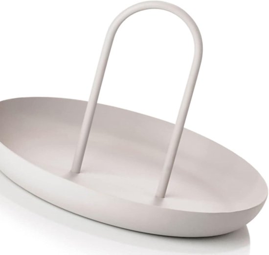 Handvat Dienblad - Metalen Ronde Draagbare Tafelblad Opslag Tray - Eenvoudige Moderne... | bol