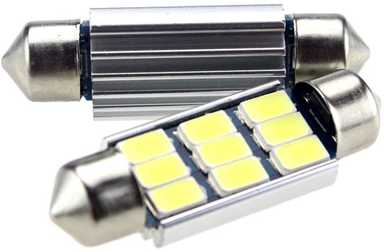 C5W autolamp 2 stuks | LED festoon 39mm | 9-SMD - 1.68W - 290 Lm - 6000K - heatsink |... | bol