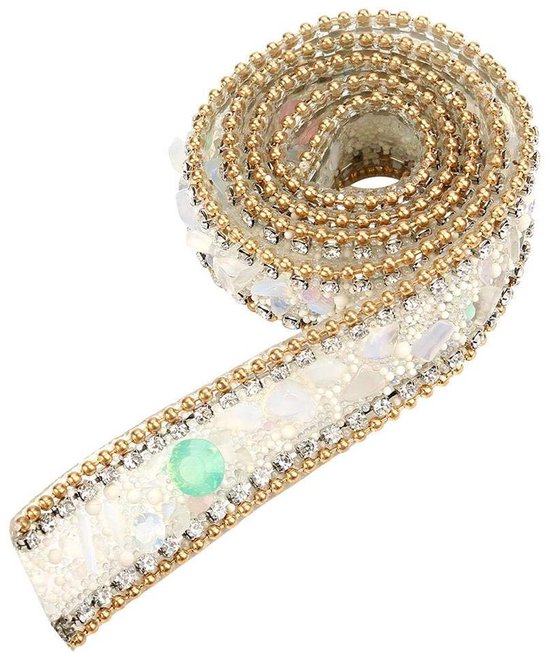 Rhinestone Diamond Ribbon Sparkle Small Diamond Wrap Roll - 100*2cm ...