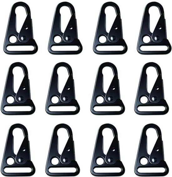 12 stuks tactische karabijnhaak om op te hangen voor bergbeklimmen ...
