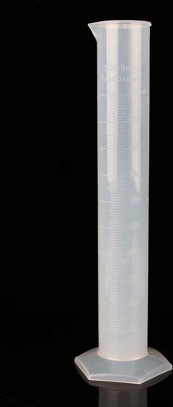 - Cilinder met schaalverdeling – 500 ml transparante meetinstrument van ...