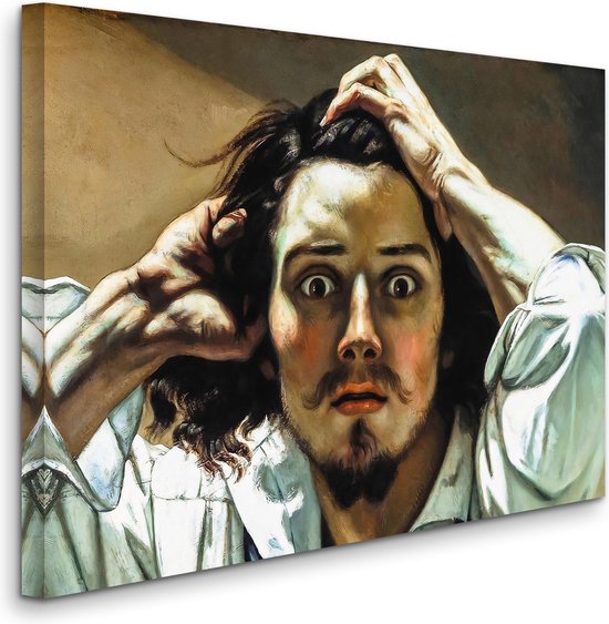 Gustave Courbet - The Desperate Man - De wanhopige man (1844) - 2:3 | bol