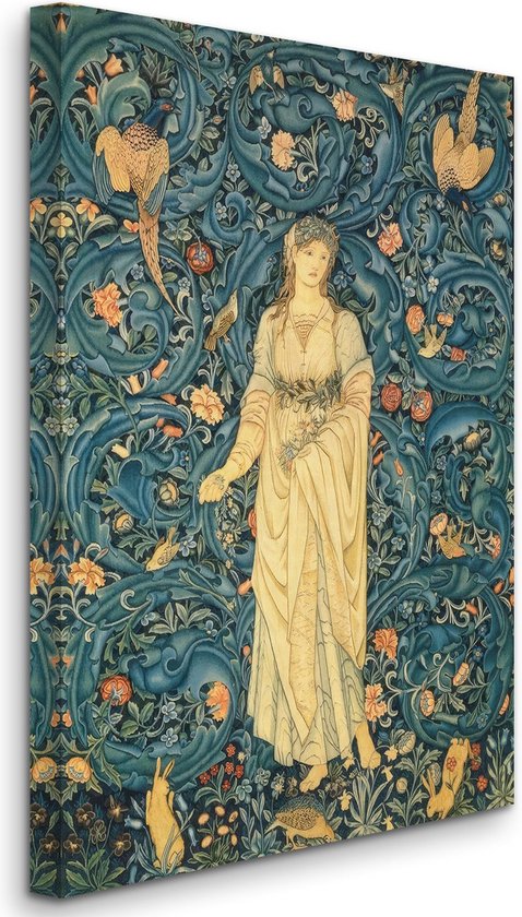 Flora (Tapestry), after Edward Burne-Jones, William Morris (1884) - 3:2 | bol