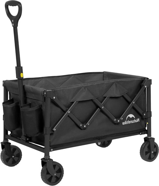 Handkar Transportwagen - 100kg Capaciteit - Geschikt voor Elk Terrein | bol