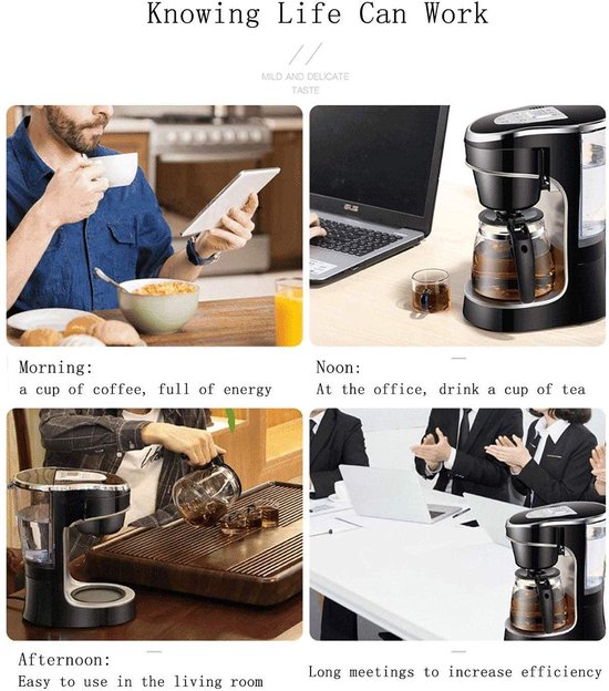 Fully Automatic Drip Coffee Machine, Adjustable Temperature Appointment Time,... | bol