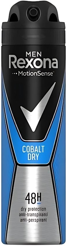 Rexona Men - Deodorant Spray - Motion Sense - Cobalt Dry - Anti-Transpirant &... | bol