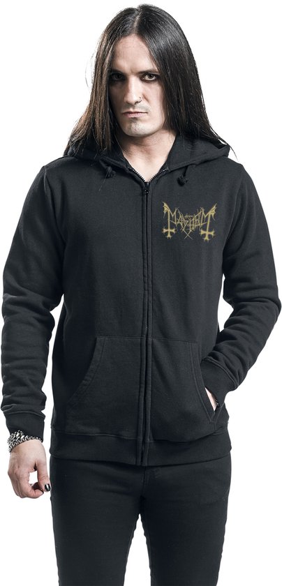 Mayhem Daemon Vest met capuchon zwart L Katoen - Band merch, Bands | bol