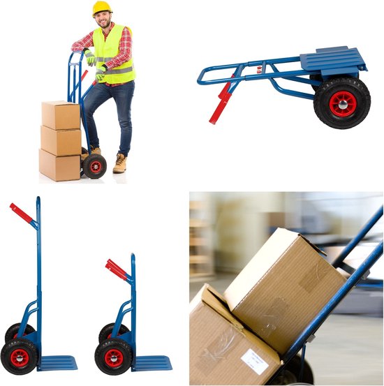 Toolland Steekwagen, inklapbaar, transportwagen, opvouwbare handkar ...
