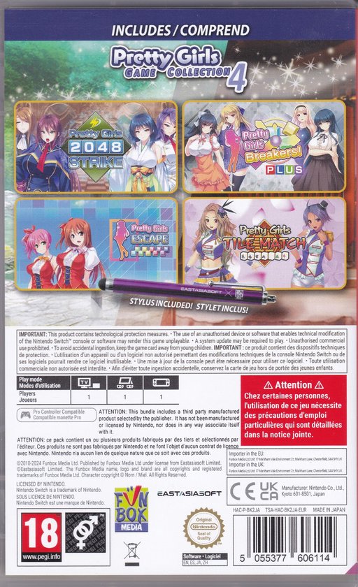 Pretty Girls: Game Collection 4 - EN/FR (Switch) | Jeux | bol