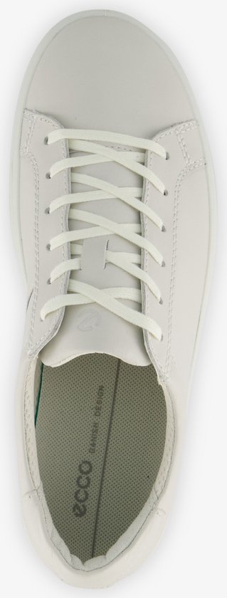 ECCO Soft Classic leren dames veterschoenen wit - Maat 38 - Uitneembare zool | bol