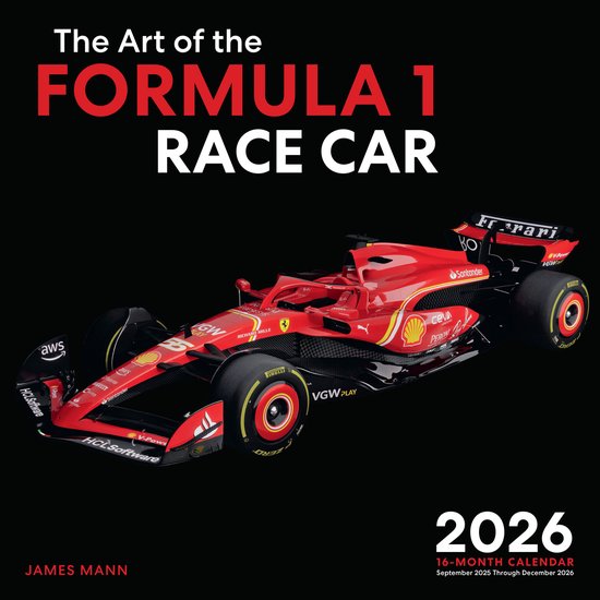 Formula 1 The Art of the Formula 1 Race Car 2026 - 16 month calendar | bol