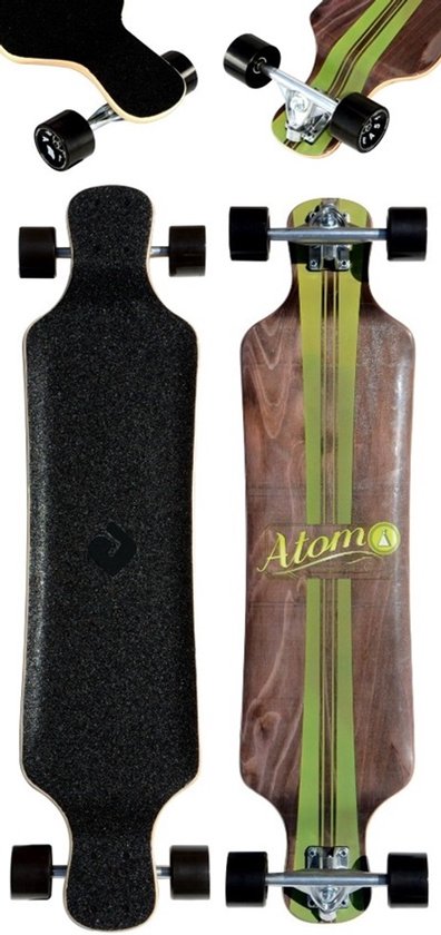 Atom Micro-drop Artisan brown 39 Longboard | bol