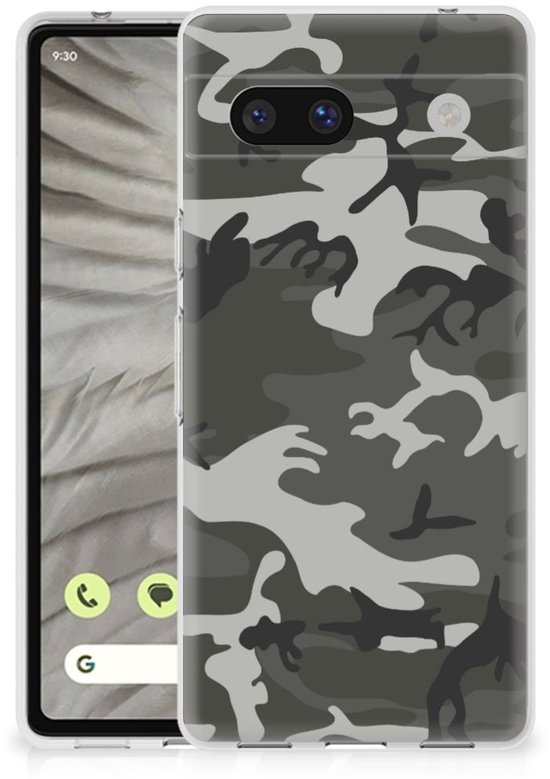 Back Cover voor Google Pixel 7A TPU bumper Army Light | bol
