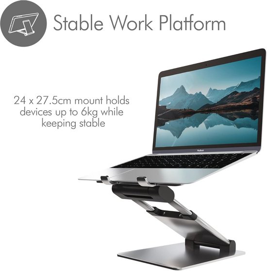 Verstelbare Ergonomische Laptopstandaard voor Bureau | Zit-Sta ...