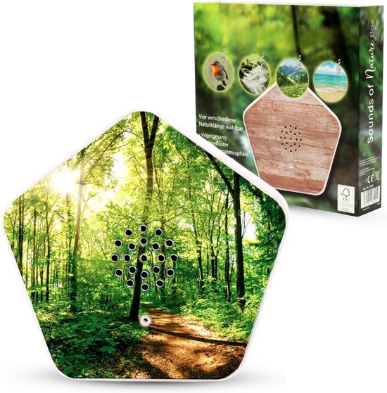 Vogelhuisje Met Geluid - Bird Box - Vogelgeluiden Huisje Met Sensor ...