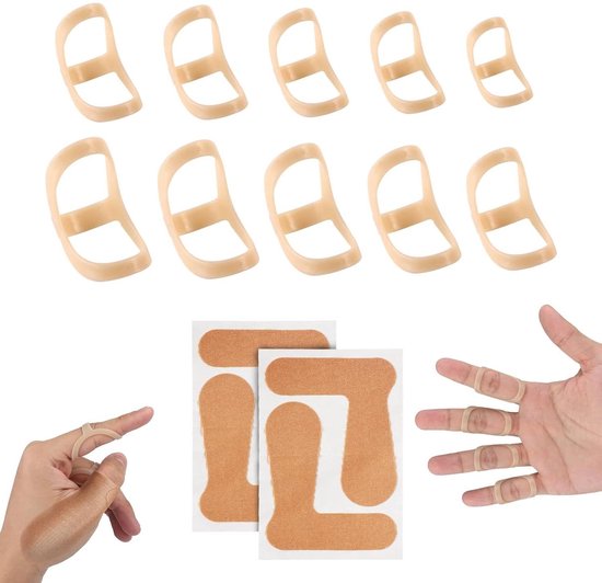 Oval Finger Splint Set with Valgus Corrector and Trigger Finger Support ...