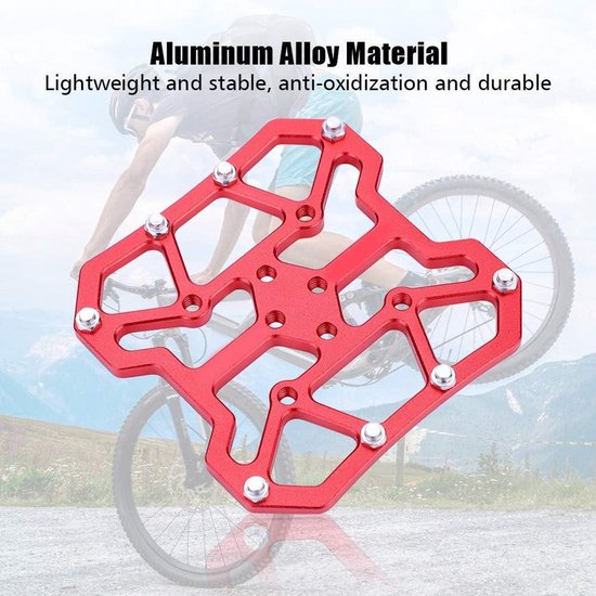 Pedalen Adapter-1 Paar Aluminium Clipless Pedaal Platform Adapters voor ...