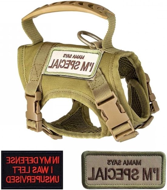 Tactical Dog Harness Anti Escape Breathable Cat Vest Harness with ...