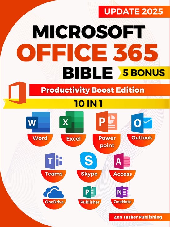 Microsoft Office 365 Bible (ebook), Zen Tasker Publishing | 9781915825544 | Boeken | bol