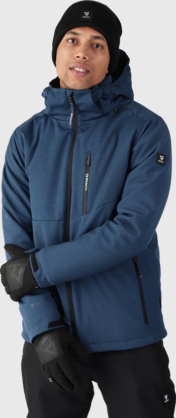 Brunotti Twinstroke Heren Softshell Jas - Night Blue - XXL | bol