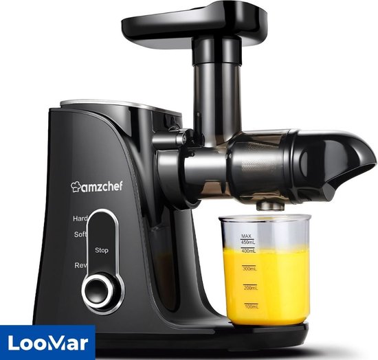LooMar Slowjuicer - Sapcentrifuge Groenten en Fruit - ijsmaker Machine ...