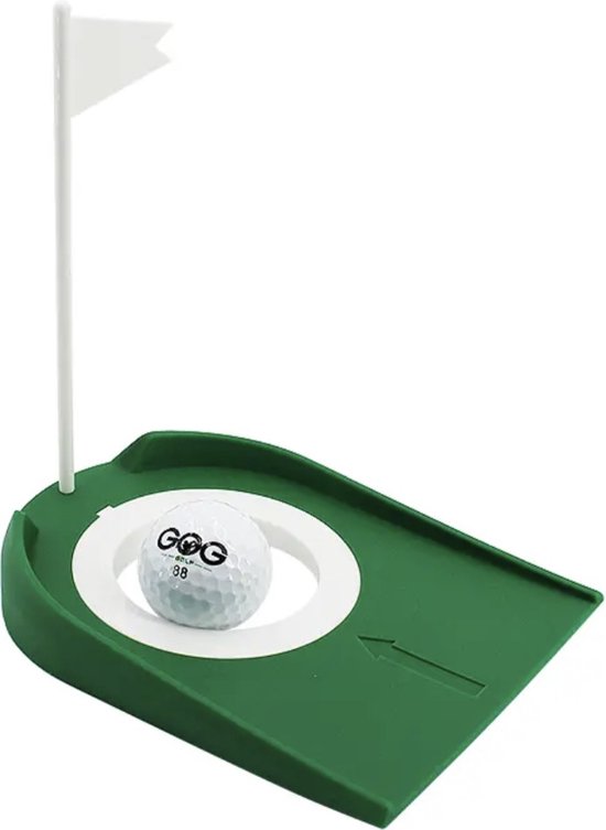 Indoor Putting Cup met Hole, Vlag - Putter Training voor Golf - ATHLIX ...