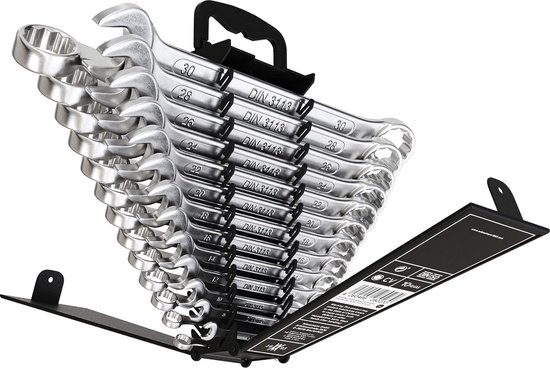 Extra grote ring-steeksleutel set 26 delig 6-32mm van 1893 I ...