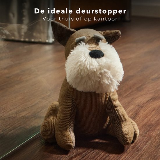 Deurstopper Hond Grijs - 1 kg Zware Deurbuffer - Deurwig - Deurdranger ...