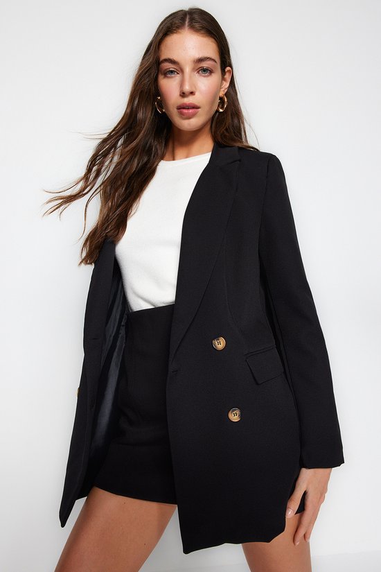 Trendyol Standaard mouw Dubbele rij knopen Blazer | bol