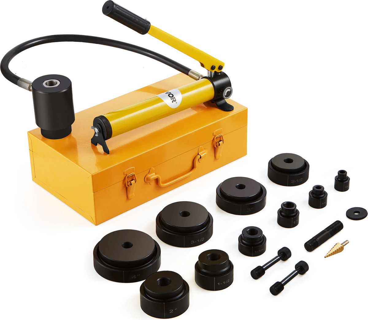 VEVOR 15T Hydraulische Perforator Cilinder-Hydraulische Doorslagset met ...