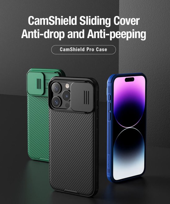 Nillkin CamShield Hoesje voor de Apple iPhone 15 Pro Max - Back Cover ...