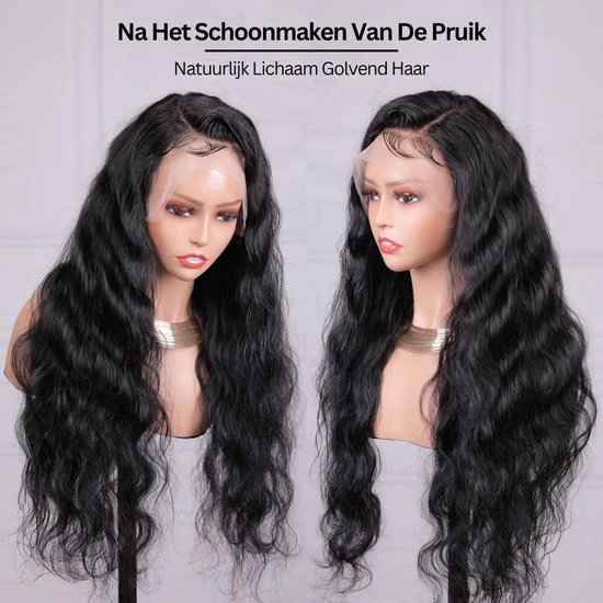 Elysium - Pruiken Dames Echt Haar - Pruiken Dames Lang Haar - Pruik ...