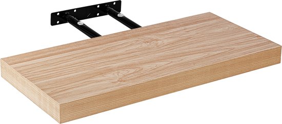 Muurplank - Wandplank zwevend - Wandplank - Draagvermogen 10 kg - MDF ...