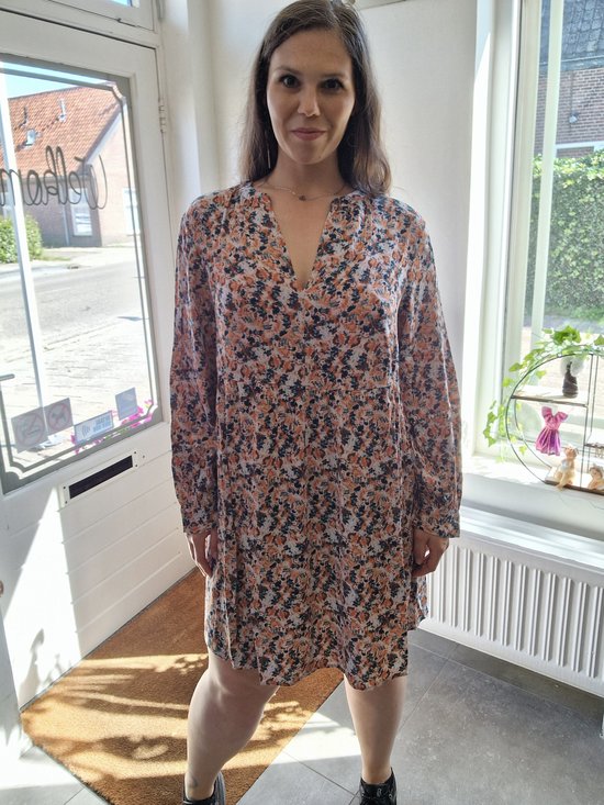 Tom Tailor Jurk Meerkleurig Plus Size maat 52 | bol