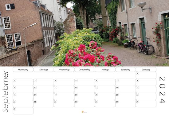 Huurdies - Nijmegen Kalender - Jaarkalender 2024 - 35x24 - 300gms | bol