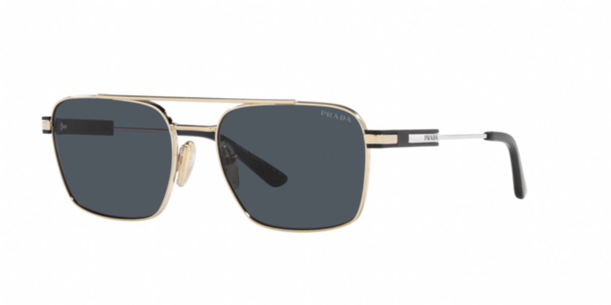 Prada OPR 67ZS Pale Gold/ Dark Grey - OPR67ZS ZVN09T | bol.com