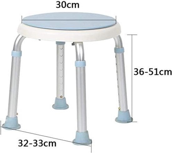 Gratyfied-Douchekruk inklapbaar-Folding shower stool-Douchezitje ...