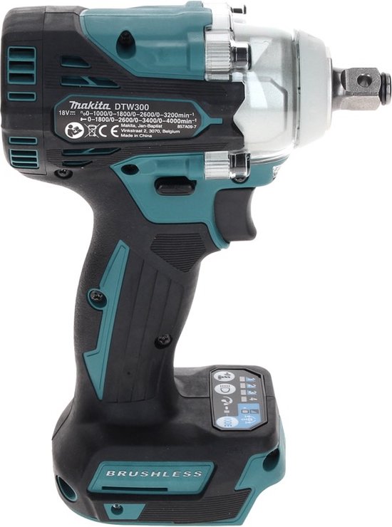 Makita DTW 300 ZJ accu-slagmoersleutel 18 V 330 Nm 1/2" borstelloos ...