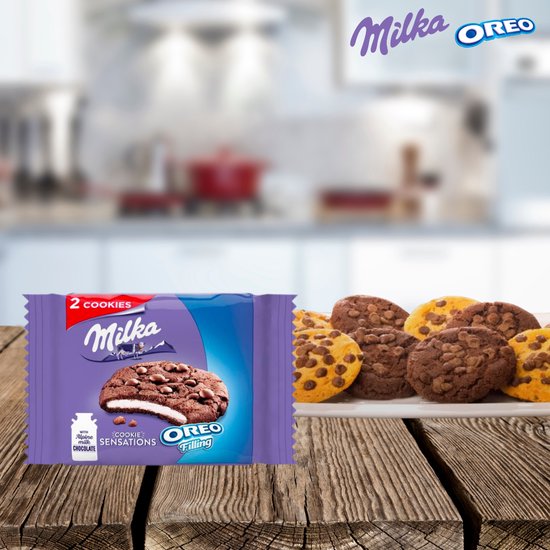 Milka Cookies Sensations Oreo - Chocolade Koekjes 24 x 52g ...