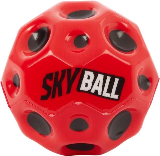 Stuiterbal Mega Meteoor - Ø 6 cm - Rubber - Stuitert Extra Goed | bol