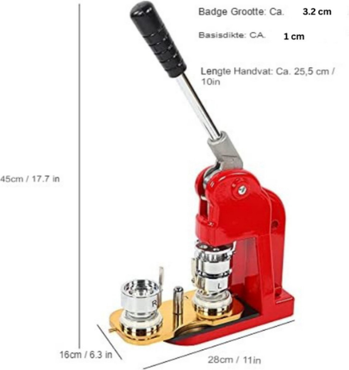 Machine à boutons - Fabrication de boutons - Badge Maker | bol.com