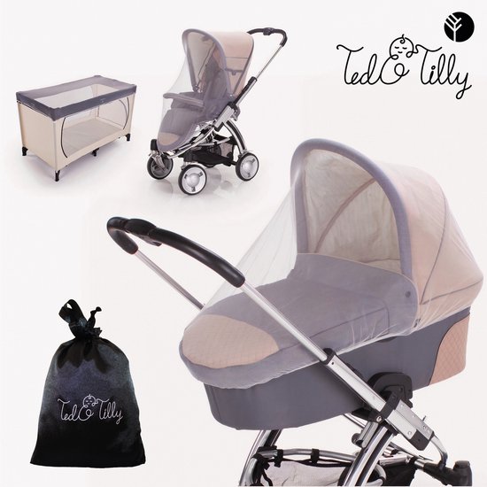 Universele Klamboe – Muggen- & Insectengaas Babybed – Muskieten en ...