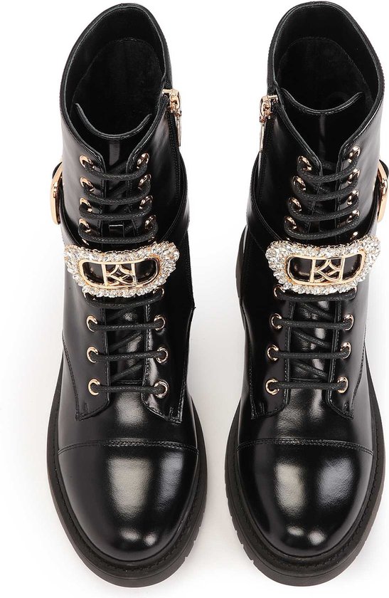 Flat boots with detachable decorative strap | bol.com