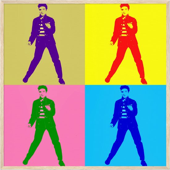 Elvis Poster andy warhol | Elvis Presley posters | 50 x 50 cm | pop art ...
