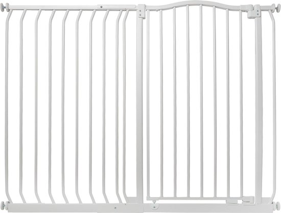 Bettacare Hondenhek met Gebogen Bovenkant, 125-134cm, Wit, 100cm H | bol