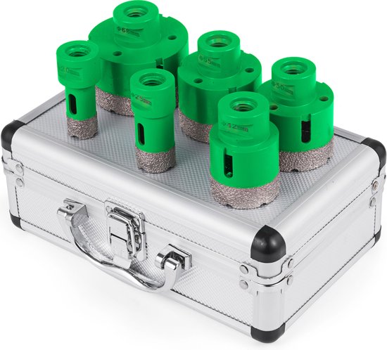 VEVOR 6 Stucks Diamantboren Set Tegels-Incl. 20/25/42/50/55/68 mm ...