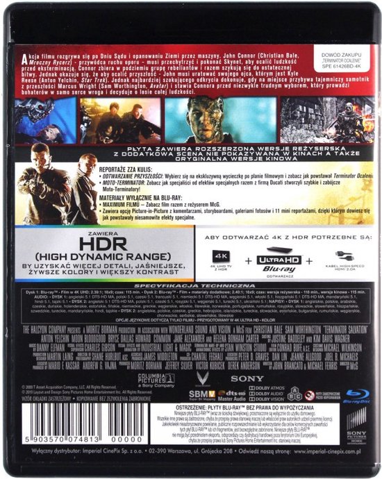 Terminator Salvation [Blu-Ray 4K]+[Blu-Ray], Sam Worthington | Dvd's | bol