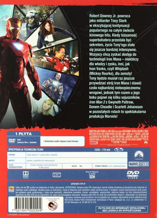 Iron Man 2 [DVD] (Dvd), Douglas Swander | Dvd's | bol