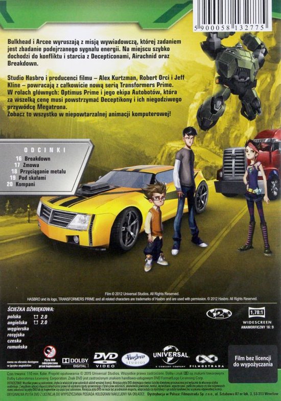 Transformers Prime [DVD] (Dvd), Peter Cullen | Dvd's | bol
